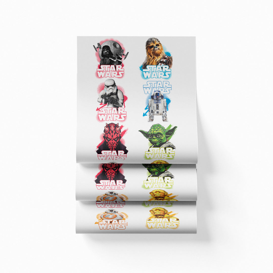 Sublimation Sheets Printed By Yards - Star Wars (Various Designs)